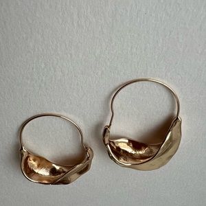 Vintage | Jewelry | Vintage Hoops 4k Gold Plated Brand New | Poshmark